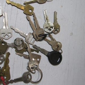 Vintage Set of 52 Metal Keys- Car Keys, Automotive, Door Keys, Old Keys ...