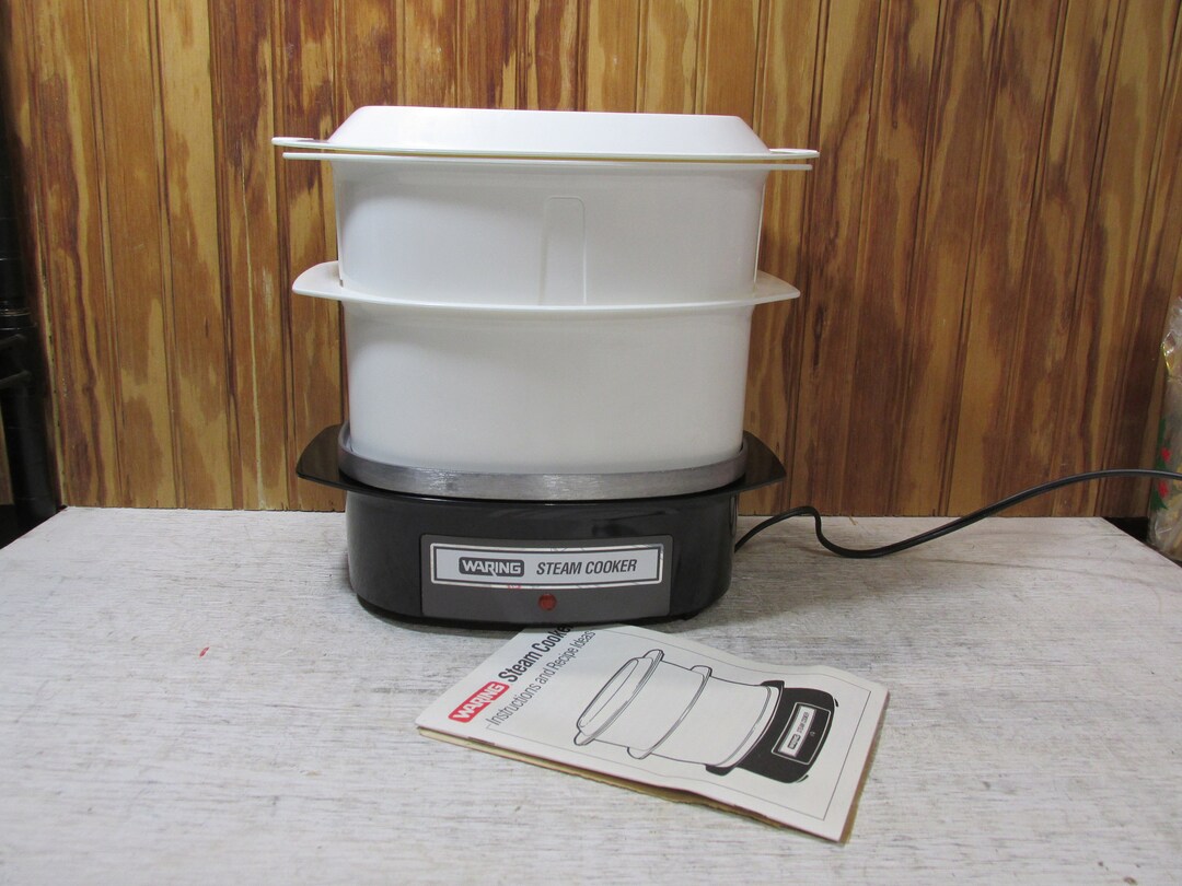 Vintage Waring Steam Cooker- Double Decker- Electric- Sc41-steamer - Etsy