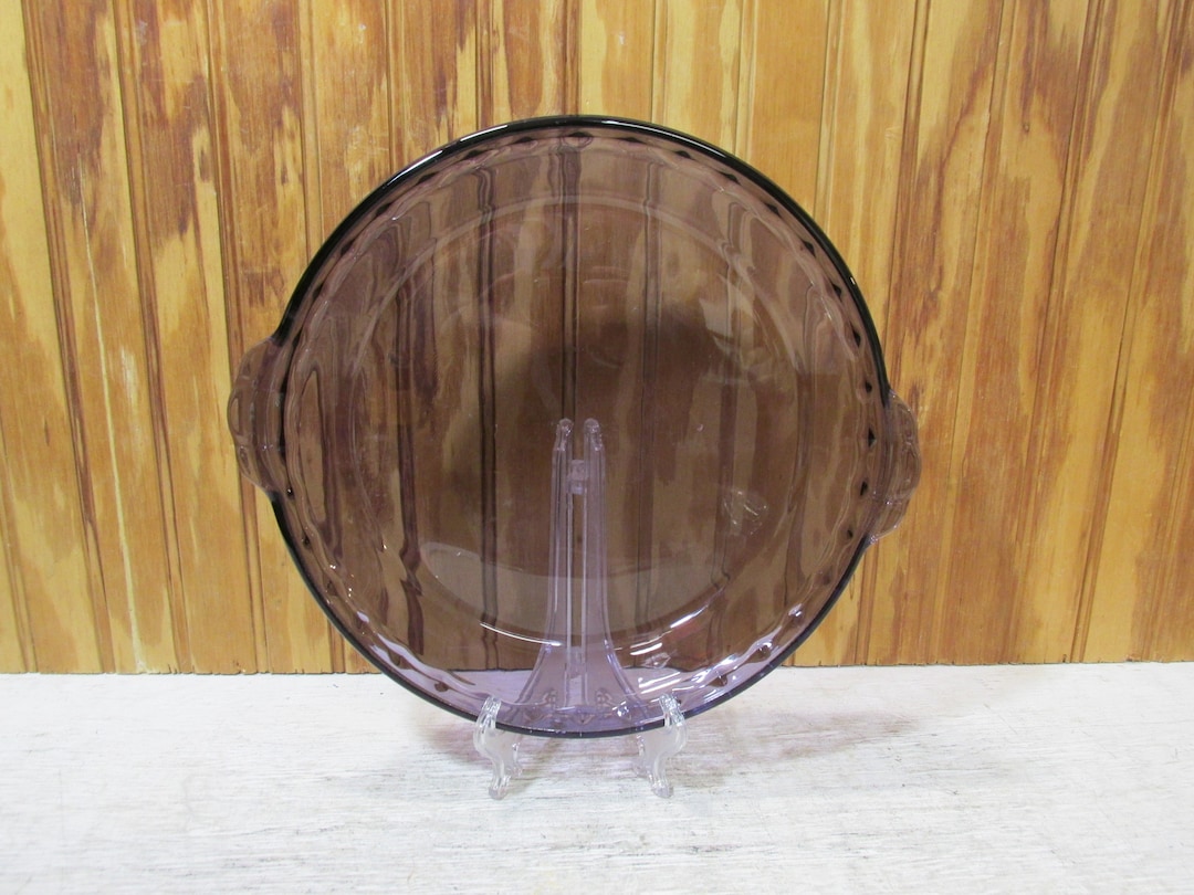 Vintage Pyrex Purple Glass 9 1/2 Inch Pie Plate Pan - Etsy