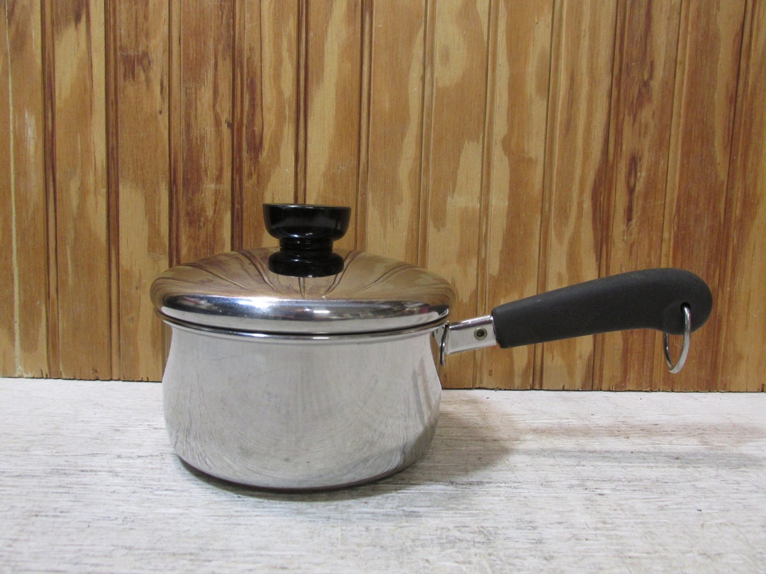 Vintage 1801 Revere Ware Pot 1 Quart TRI-PLY- Disc Bottom- 93C - Etsy