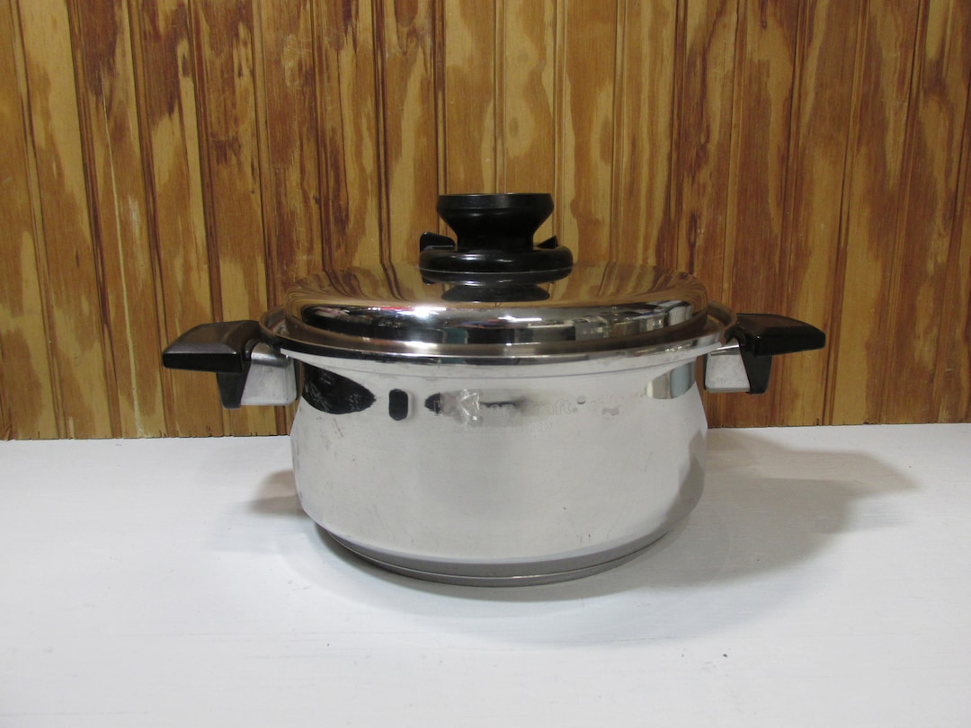 Vintage West Bend Kitchen Craft- Americraft 4 Quart Pot With Lid- Stock ...