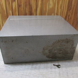 Vintage Hamilton Porta File Metal Locking File Box Storage Box Lock Box ...