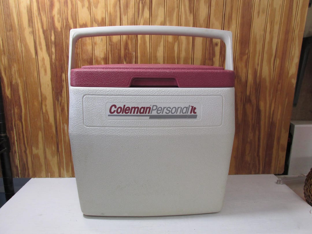 Vintage Coleman Personal 16 Cooler Maroon Lid - Etsy