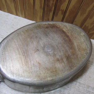 Vintage Aluminum Household Institute Oval Roaster- Roasting Pan - Etsy