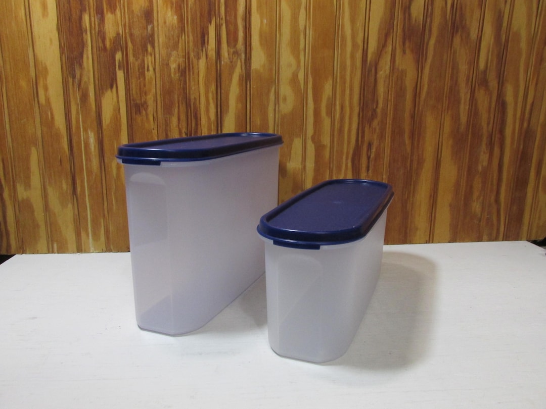 Set of 2 Tupperware Modular Mates Super Oval #2 and #3 Containers With ...