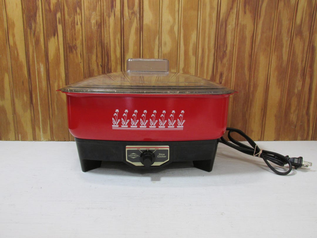 Vintage West Bend Square/rectangular Slo/slow Cooker/ Crock Pot/lazy ...