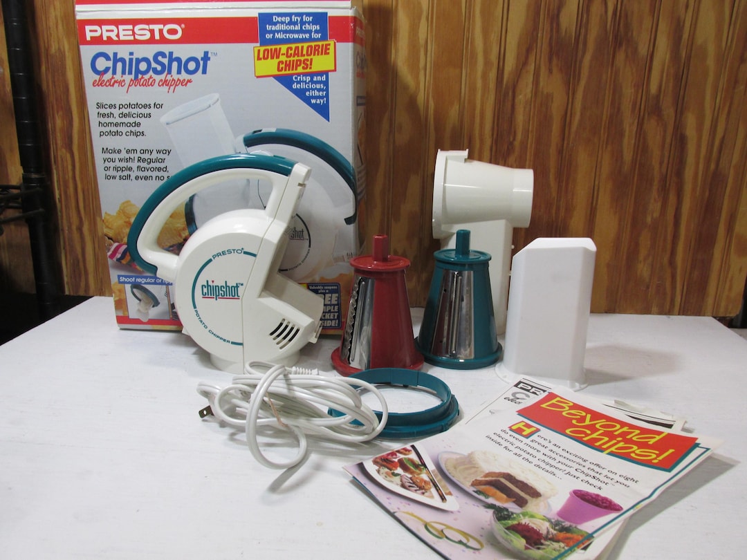 Vintage Presto Chipshot Electric Potato Chipper in Original Box - Etsy