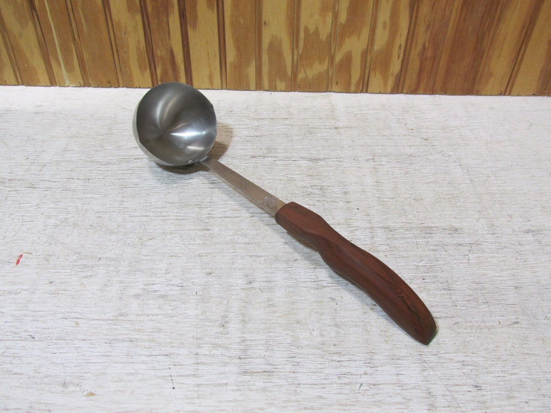 Vintage Cutco No. 15 USA Stainless Faux Wood Handle Ladle - Etsy