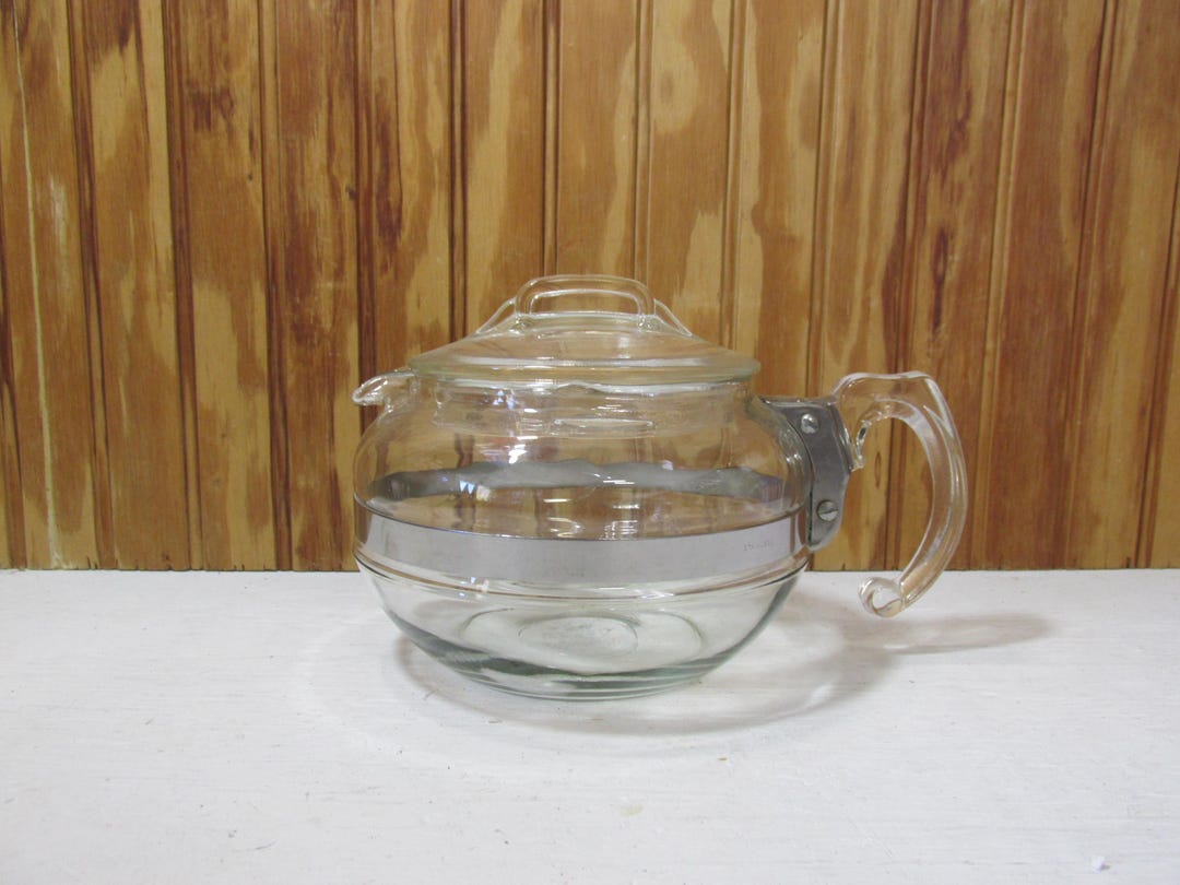 Vintage Glass Pyrex Tea Pot/kettle 8126B- Glass-flameware - Etsy