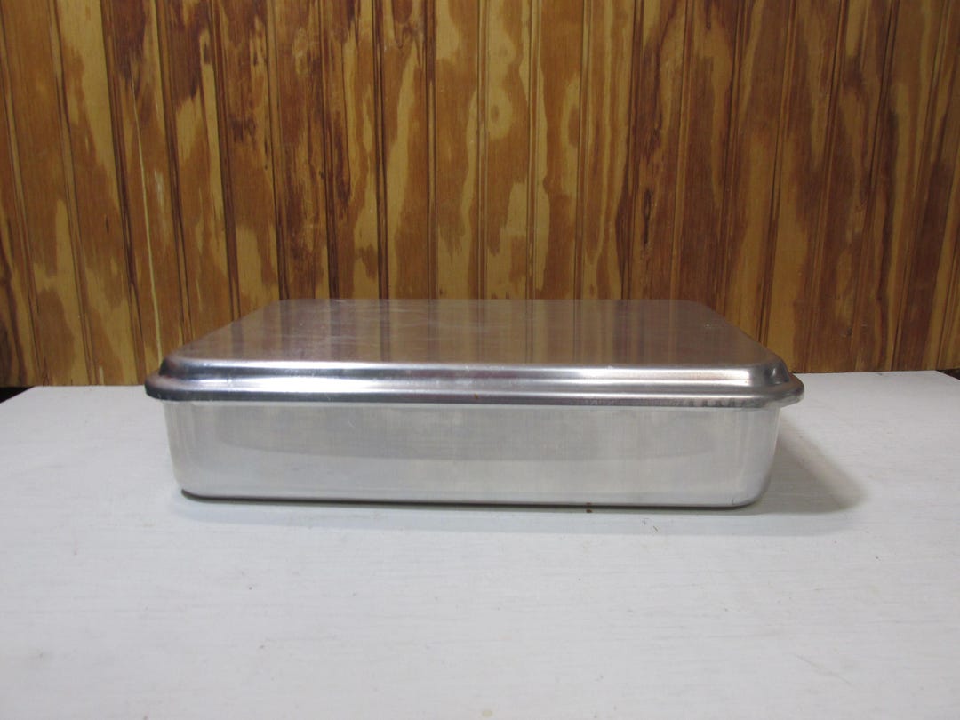Vintage Mirro Aluminum Cake Pan With Lid- Rectangular- 13 X 9 Inch - Etsy