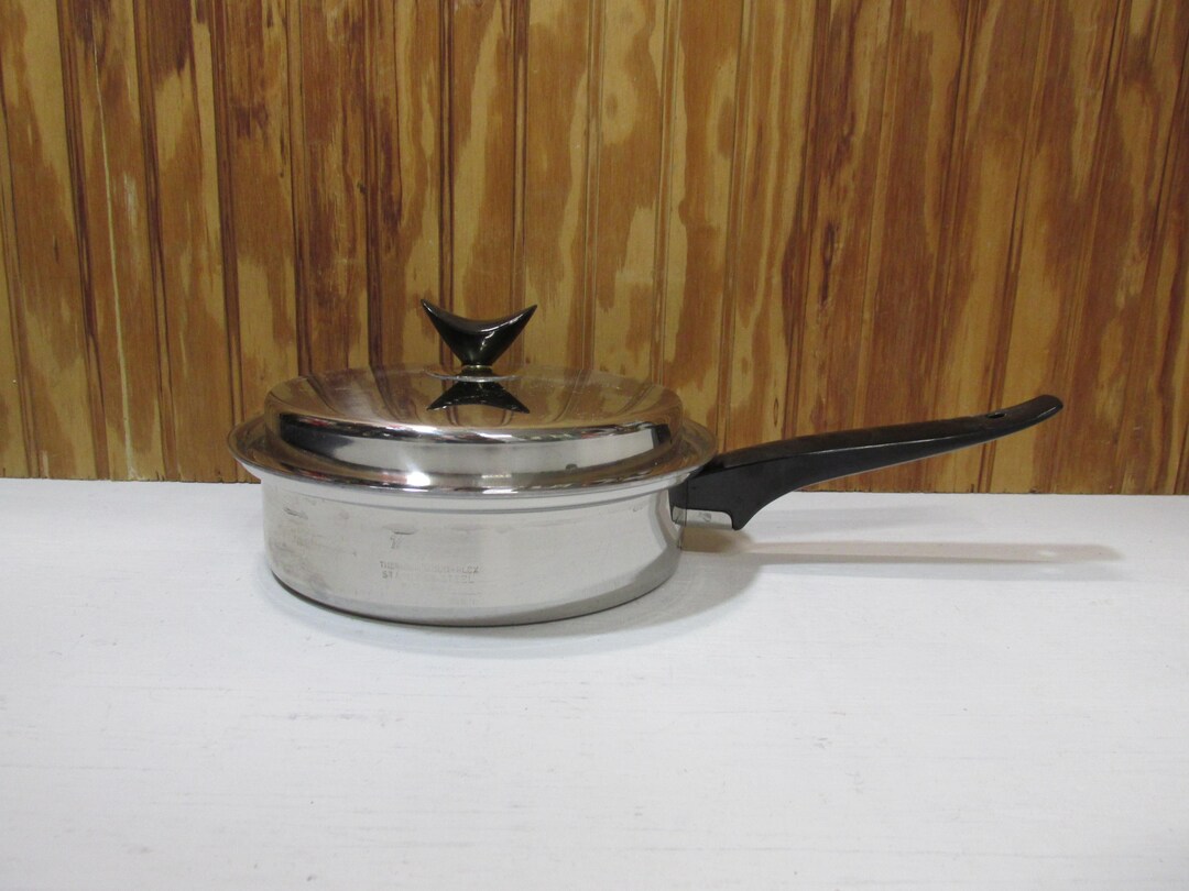 Vintage Wonder Ware Thermium Multi-plex Stainless Steel Sauce Pot With ...