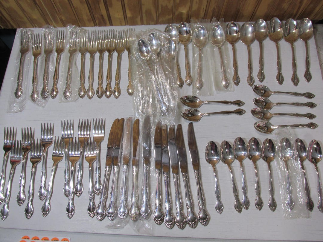 Vintage Community by Oneida Silverplate Affection Pattern Silverware ...