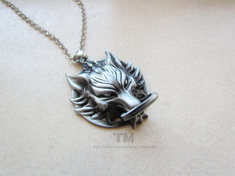 Fenrir - Final Fantasy VII Inspired Necklace - Etsy