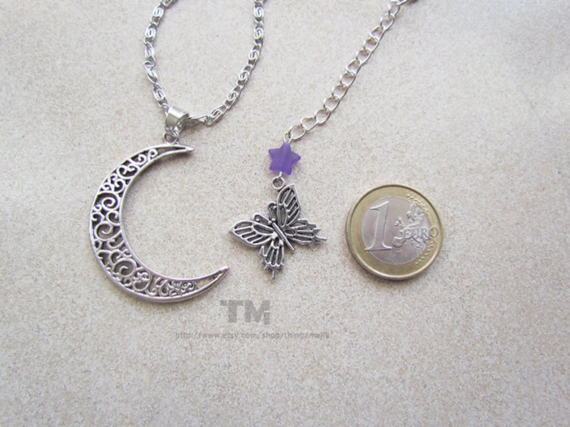 Fly Me to the Moon - Bayonetta Inspired Necklace - Etsy