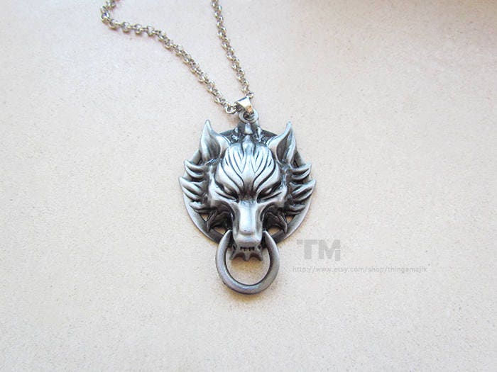 Fenrir - Final Fantasy VII Inspired Necklace - Etsy