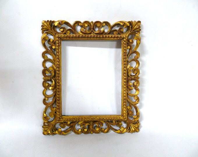 Gold Leaf Italian Frame - Etsy