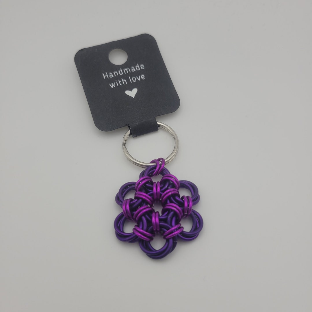 Fidget Flower Keychain - Etsy