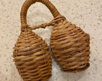 Rattan Rattle - Etsy