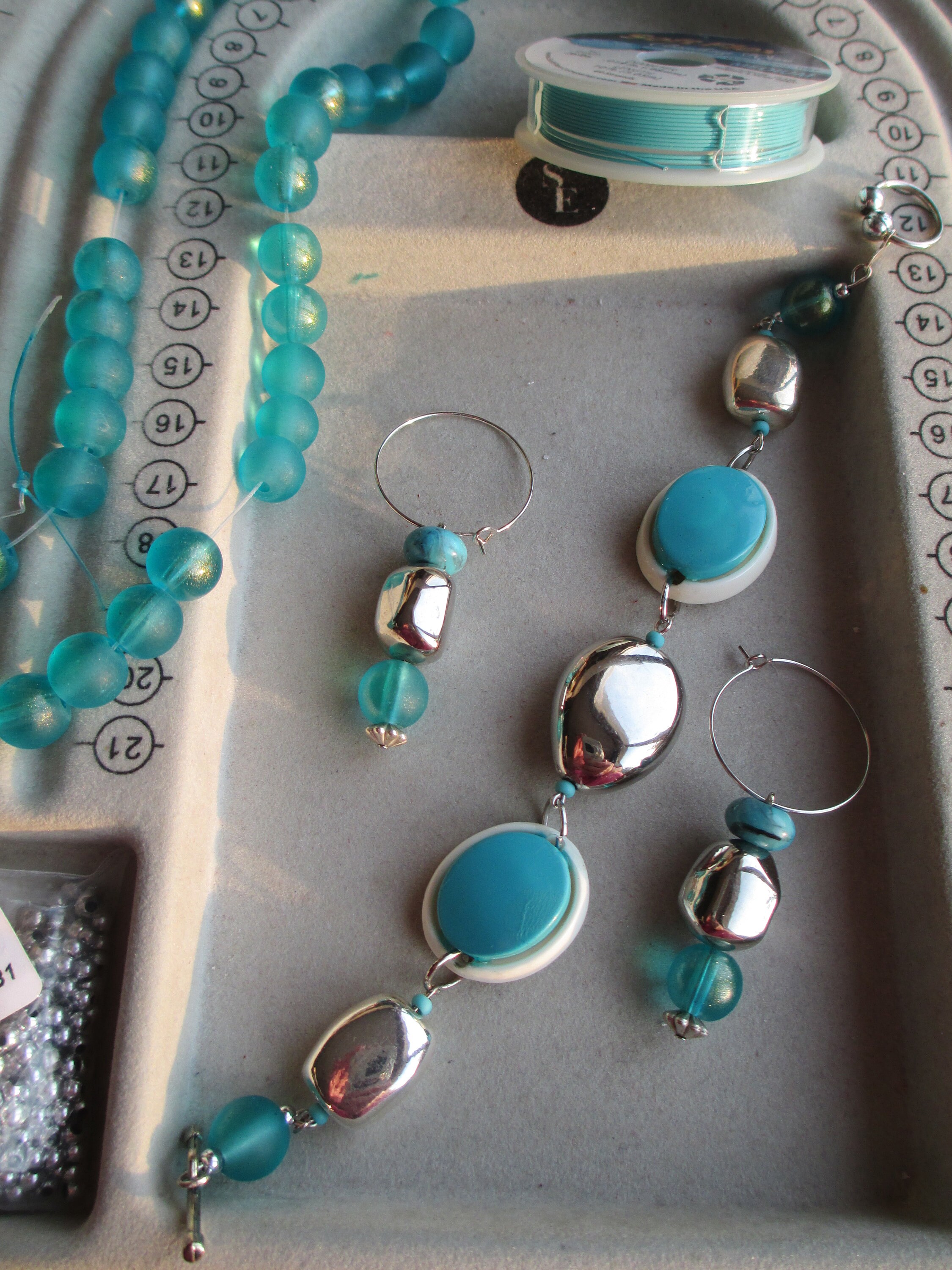 Turquoise Beauty Set - Etsy
