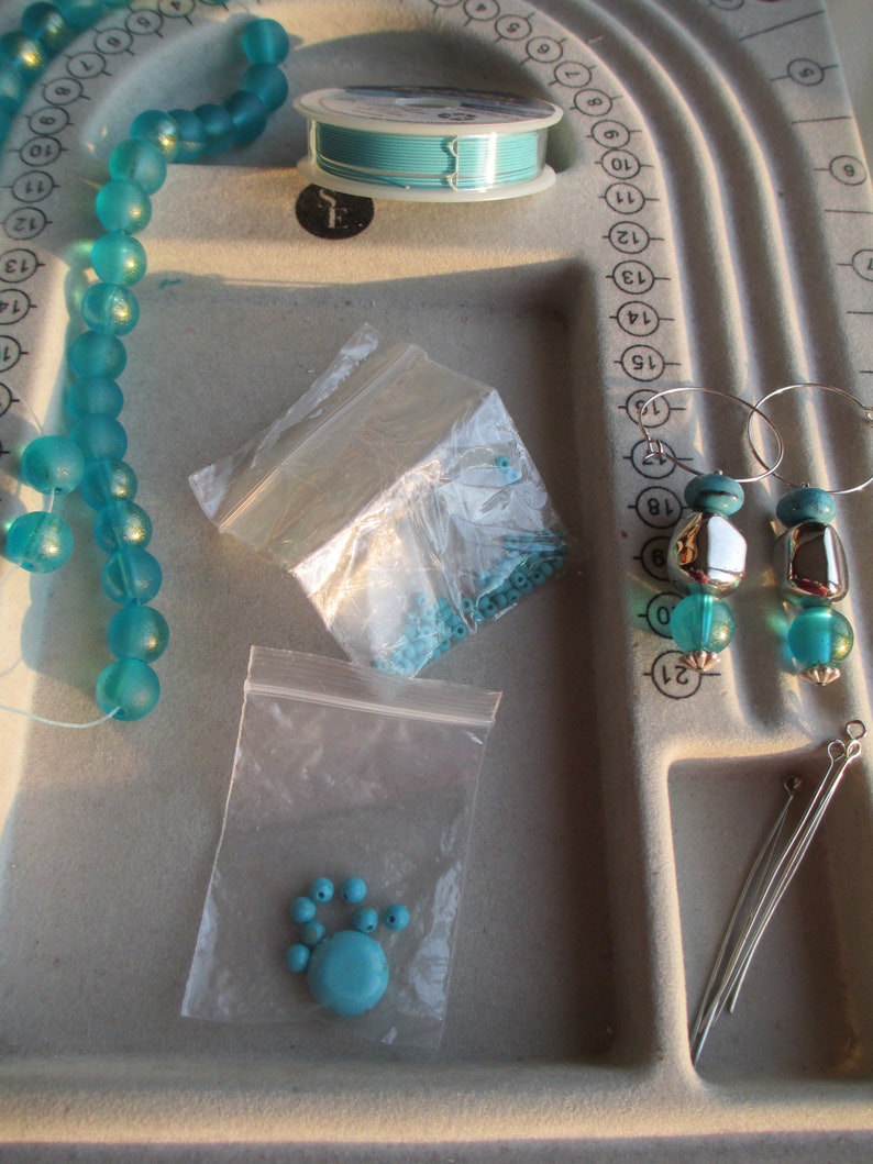 Turquoise Beauty Set - Etsy