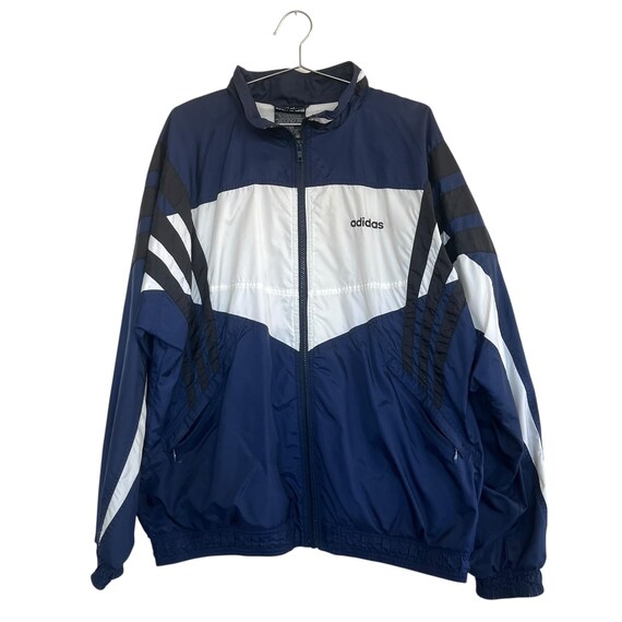 Vintage Adidas Trefoil Windbreaker 90s Jacket - Gem