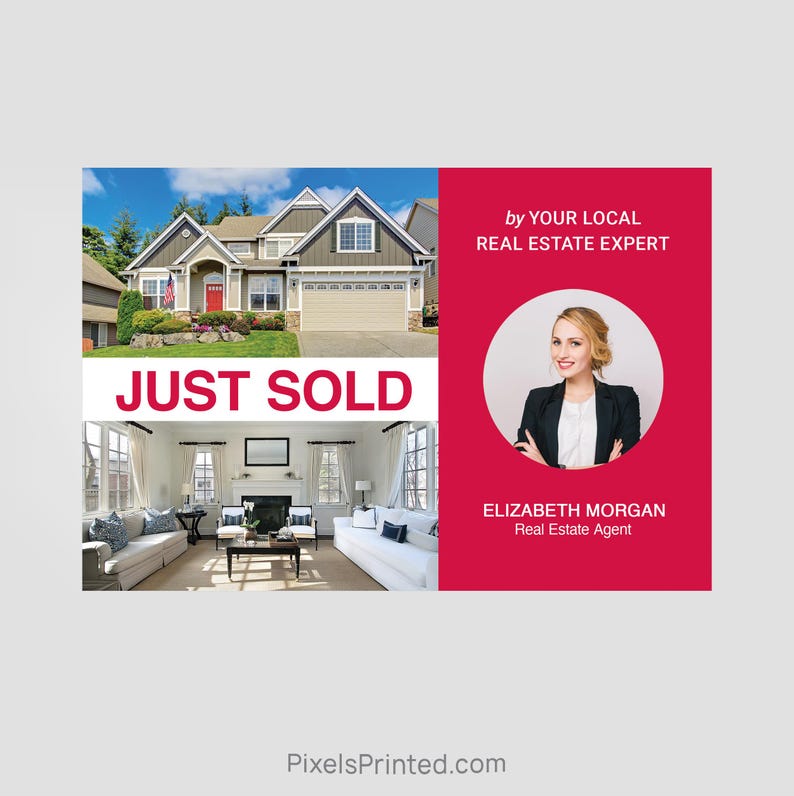 Keller Williams Just Sold Postcards: Real Estate Marketing Mailers (4x6 ...