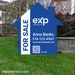Printed EXP Realty Yard Sign, House Shaped Real Estate Sign 23 X 23 EXP ...