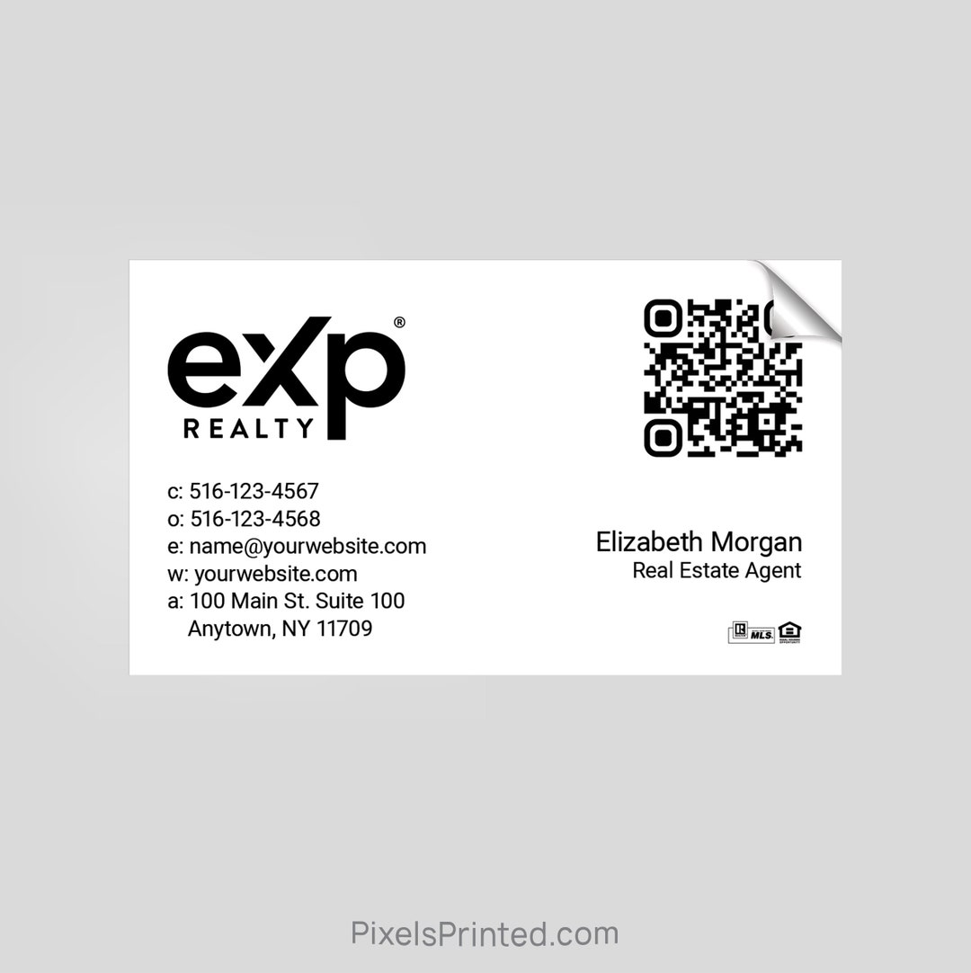 Printed EXP Realty Glossy Stickers, Real Estate Stickers, Realtor ...