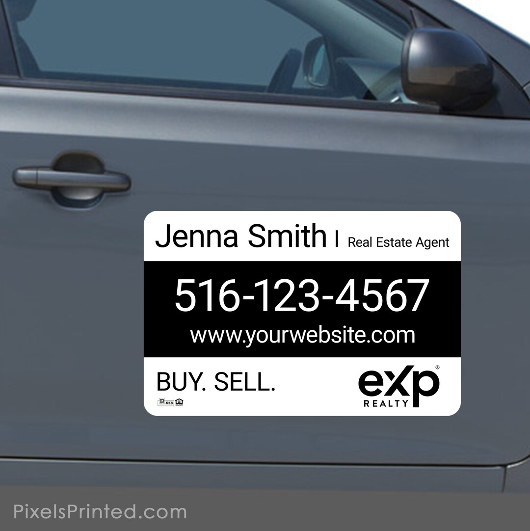 Printed EXP Realty Real Estate Car Magnets 11x17 With - Etsy