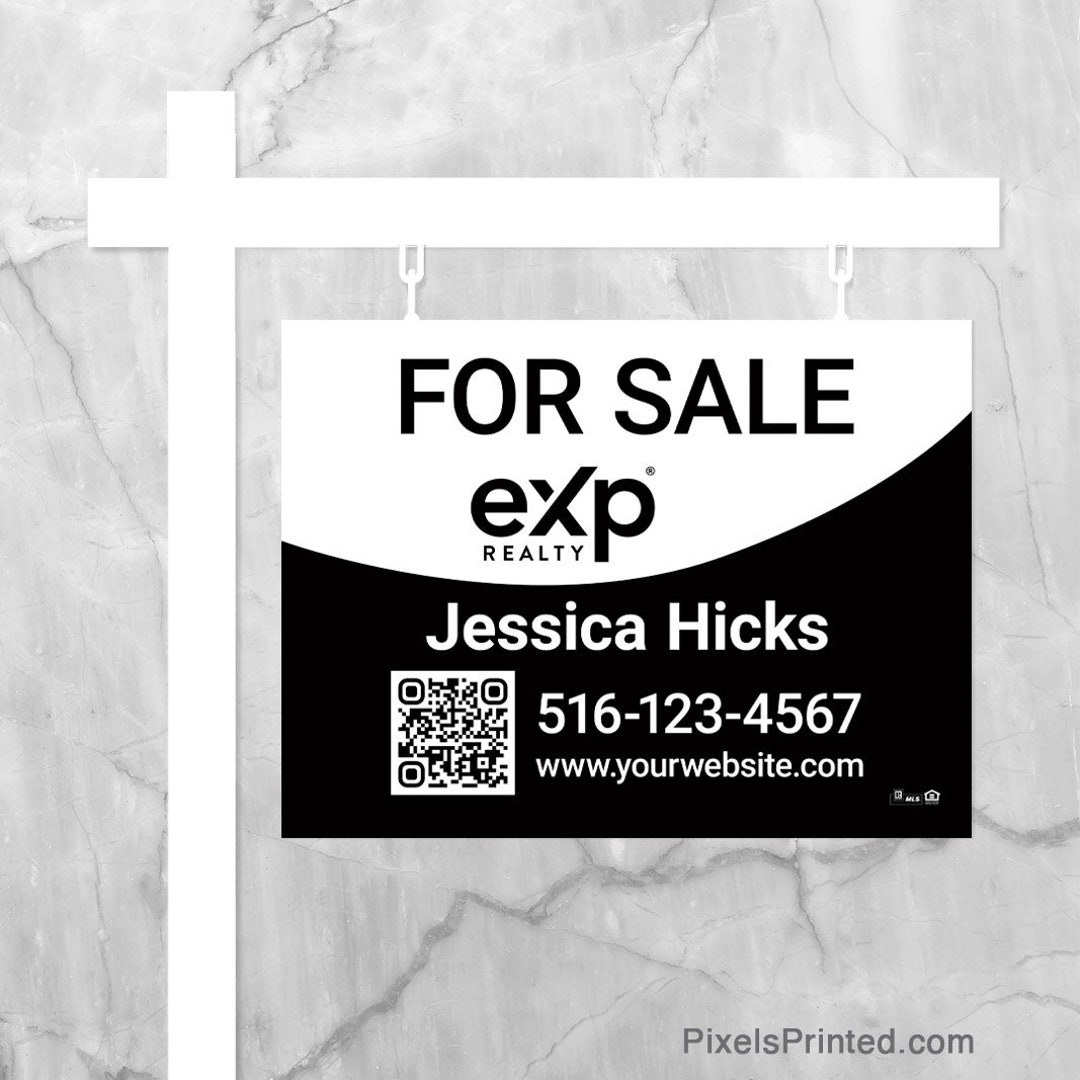 Printed EXP Realty for Sale Sign Panel, Realtor Open House Panel, Real ...
