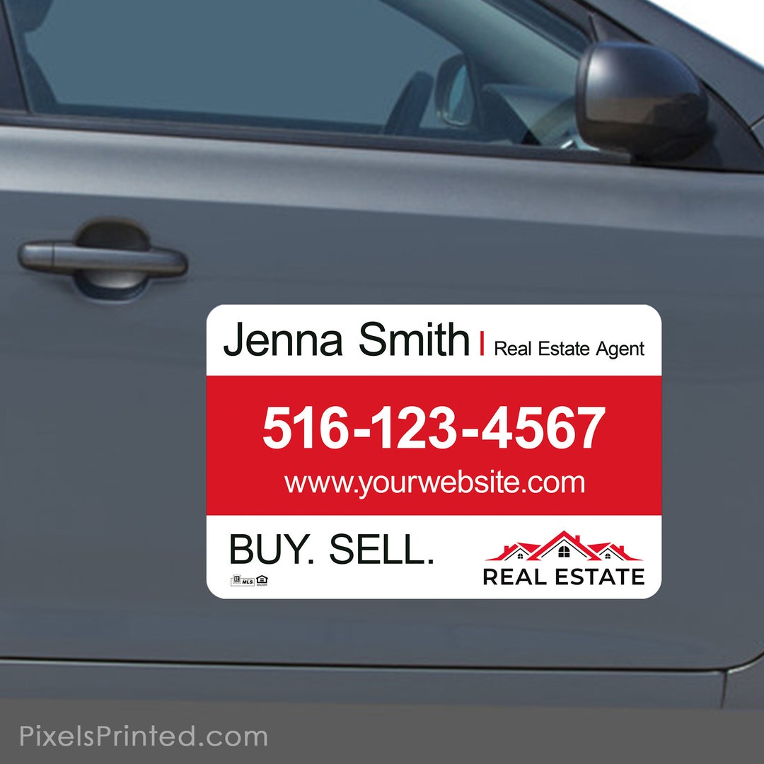 Printed Independent Real Estate Car Magnets, Realtor Car Magnets ...