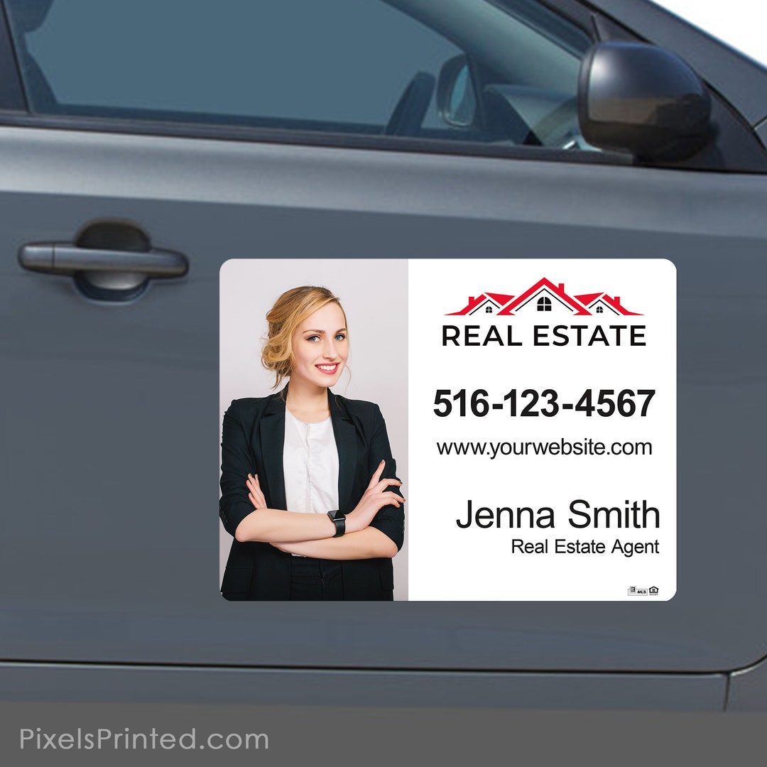 Printed Independent Real Estate Car Magnets, Realtor Car Magnets ...