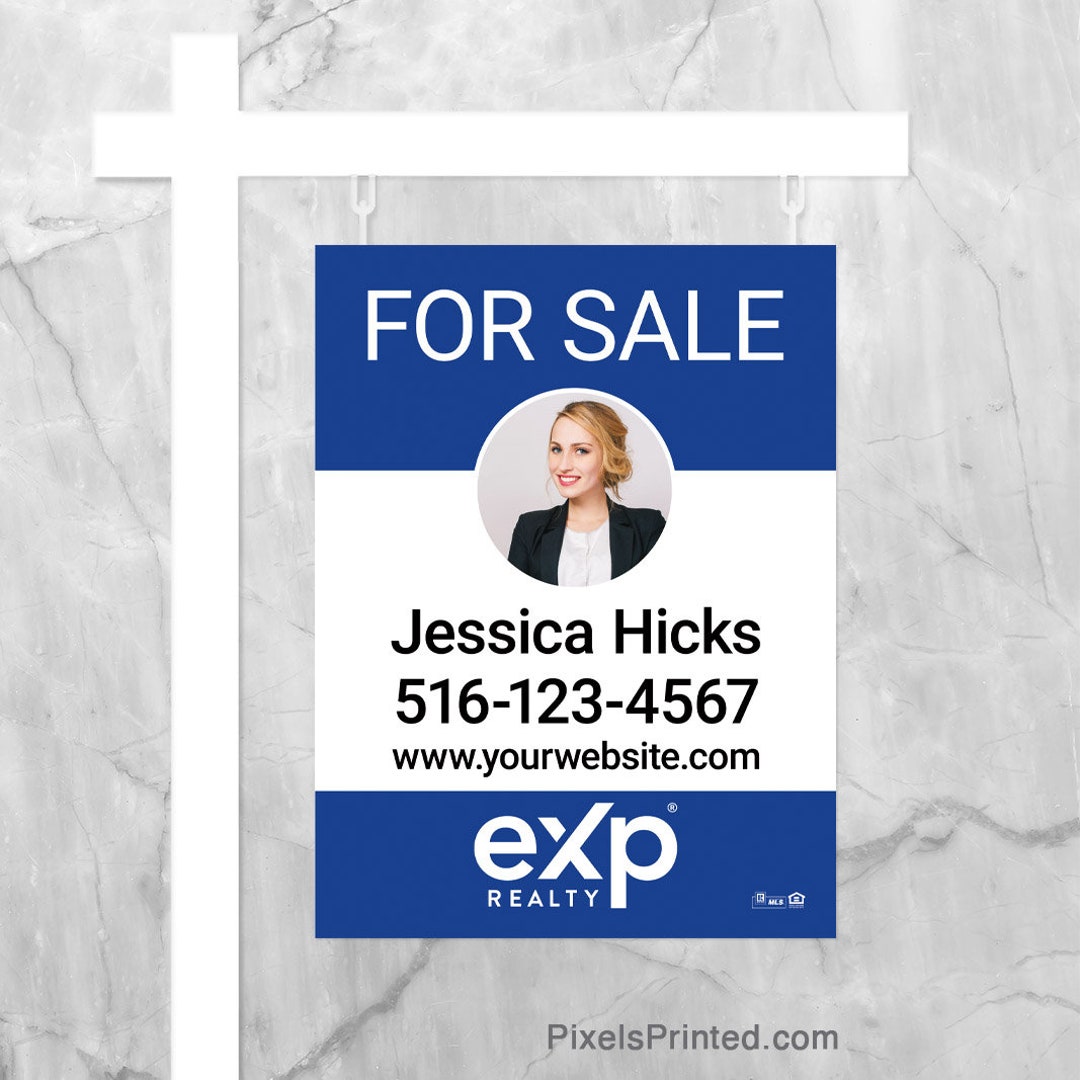 Printed EXP Realty for Sale Sign Panel, Realtor Open House Sign Panel ...