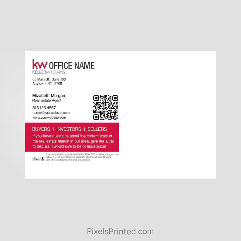 Keller Williams Just Sold Postcards: Real Estate Marketing Mailers (4x6 ...