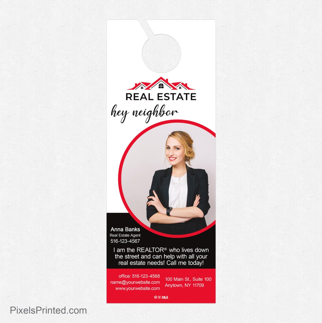 Printed Independent Real Estate Door Hangers, Real Estate Door Hangers ...