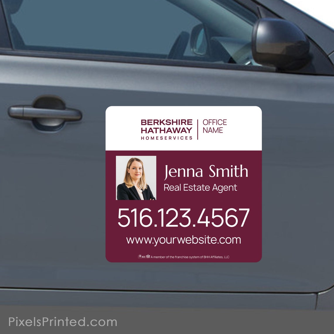 Printed Berkshire Hathaway Real Estate Car Magnets: 18x18, Realtor ...