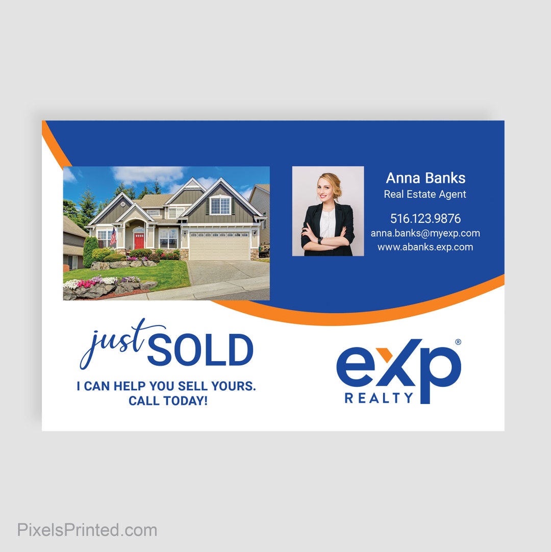 Printed EXP Realty Postcards FREE UPS Ground Shipping - Etsy