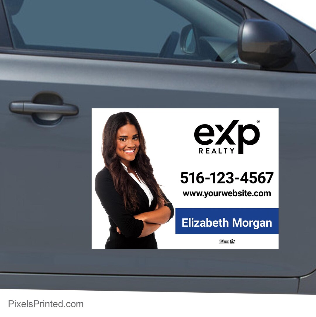 Printed EXP Realty Car Decals, Real Estate Car Decals, Realtor Car ...