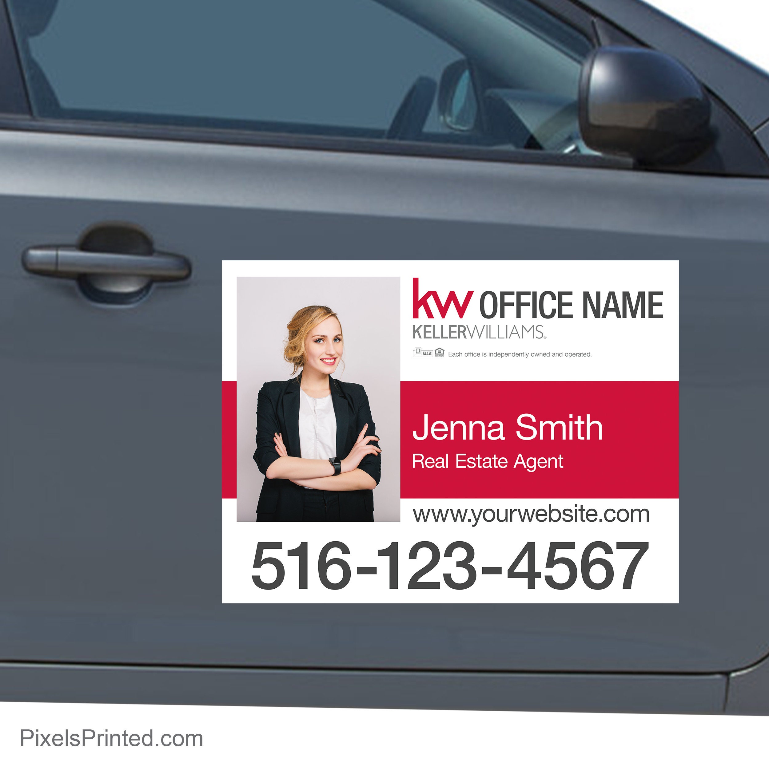 Printed Keller Williams Real Estate Car Decals: Realtor Marketing ...
