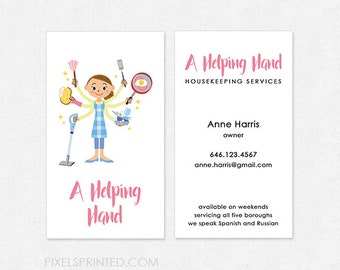 Housekeeper Cards - Etsy