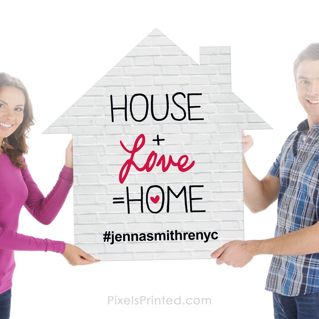 Sold by Sign House Shaped 23x23 Different Design on Each Side 1/4 Thick ...