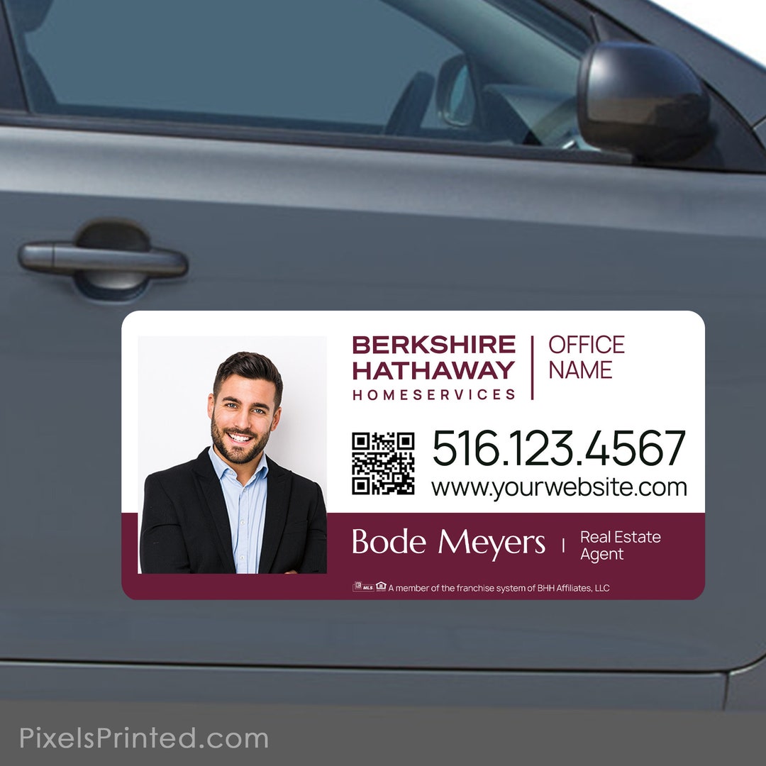 Printed Berkshire Hathaway Real Estate Car Magnets, Realtor Car Magnets ...