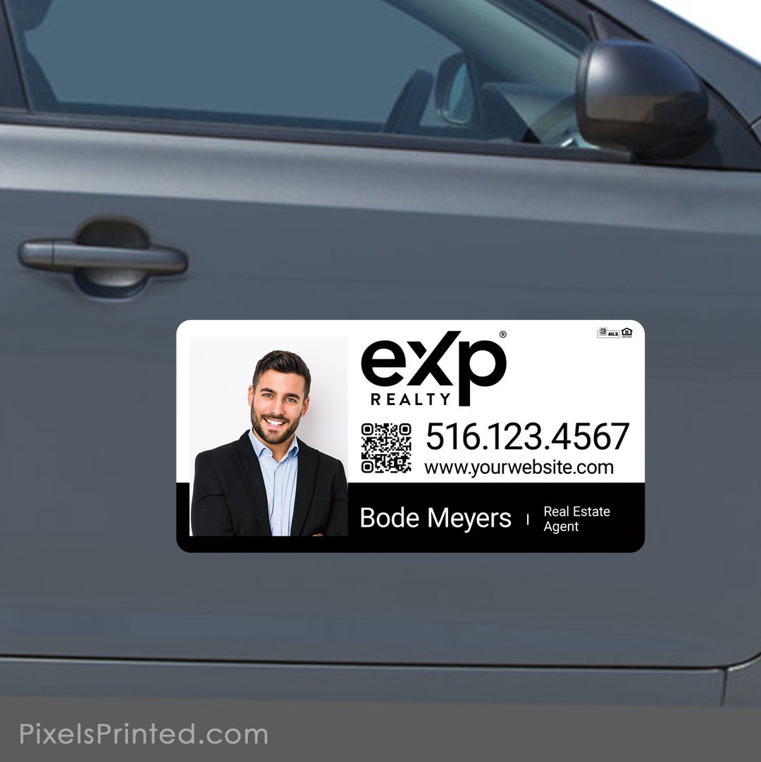 Printed EXP Realty Car Magnets, Real Estate Car Magnets, Realtor Car ...