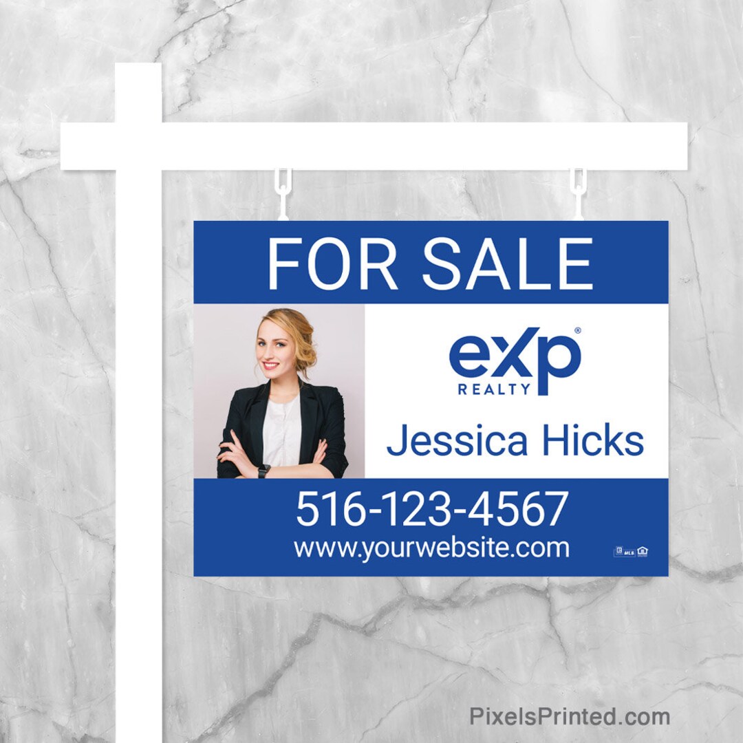 Printed EXP Realty for Sale Sign Panel, Realtor Open House Sign Panel ...