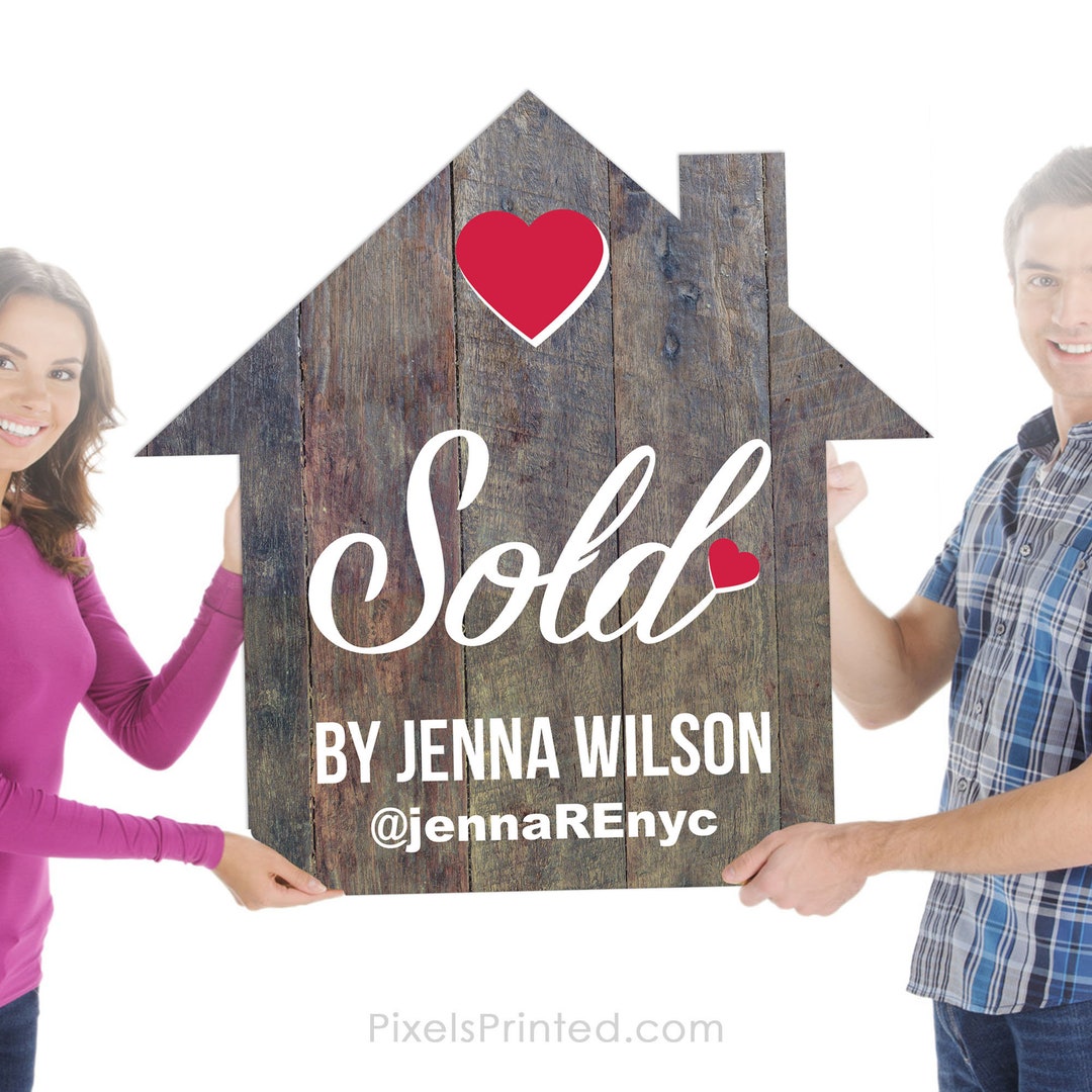 Sold by Sign House Shaped 23x23 Different Design on Each Side 1/4 Thick ...