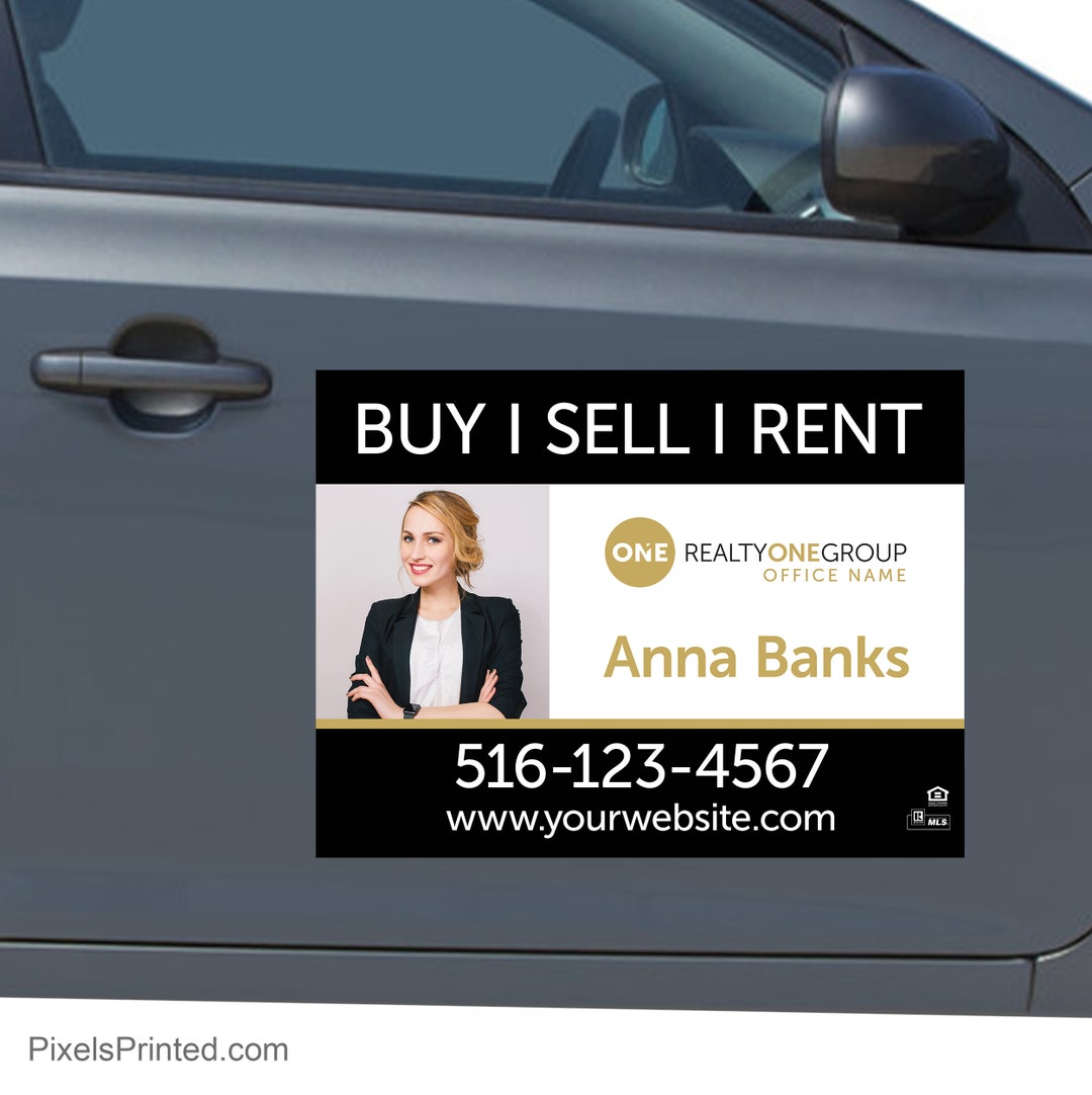 Realty ONE Group Car Decals: Realtor Marketing - Etsy