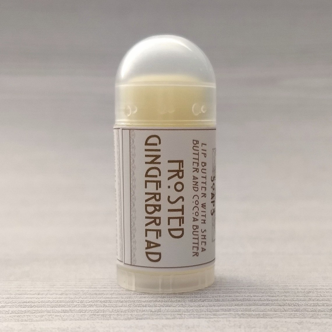 Frosted Gingerbread Mini Lip Balm With Shea Butter and Cocoa - Etsy