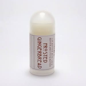 Frosted Gingerbread Mini Lip Balm With Shea Butter and Cocoa - Etsy