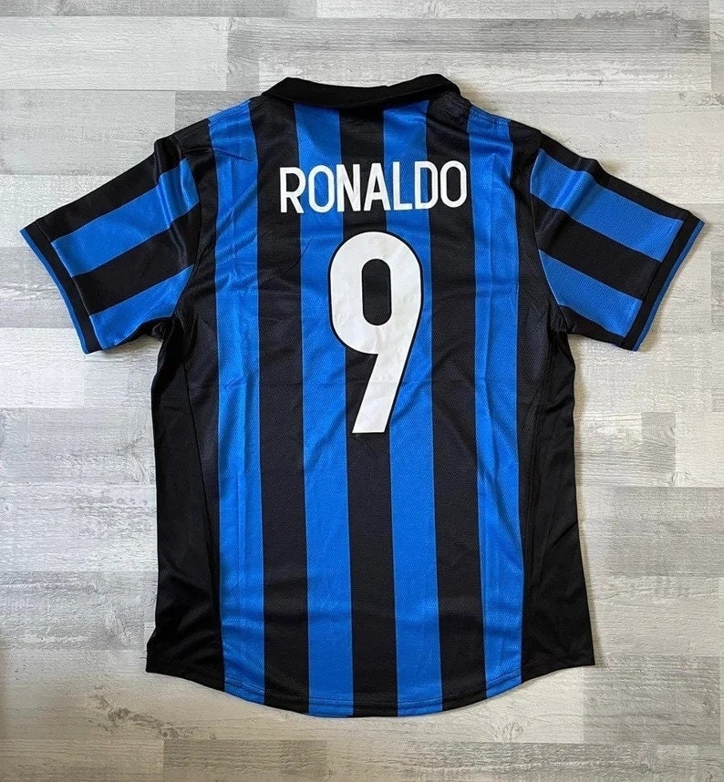Inter Milan 98/99 R9 Ronaldo 9 Football Soccer Rare Vintage Shirt ...