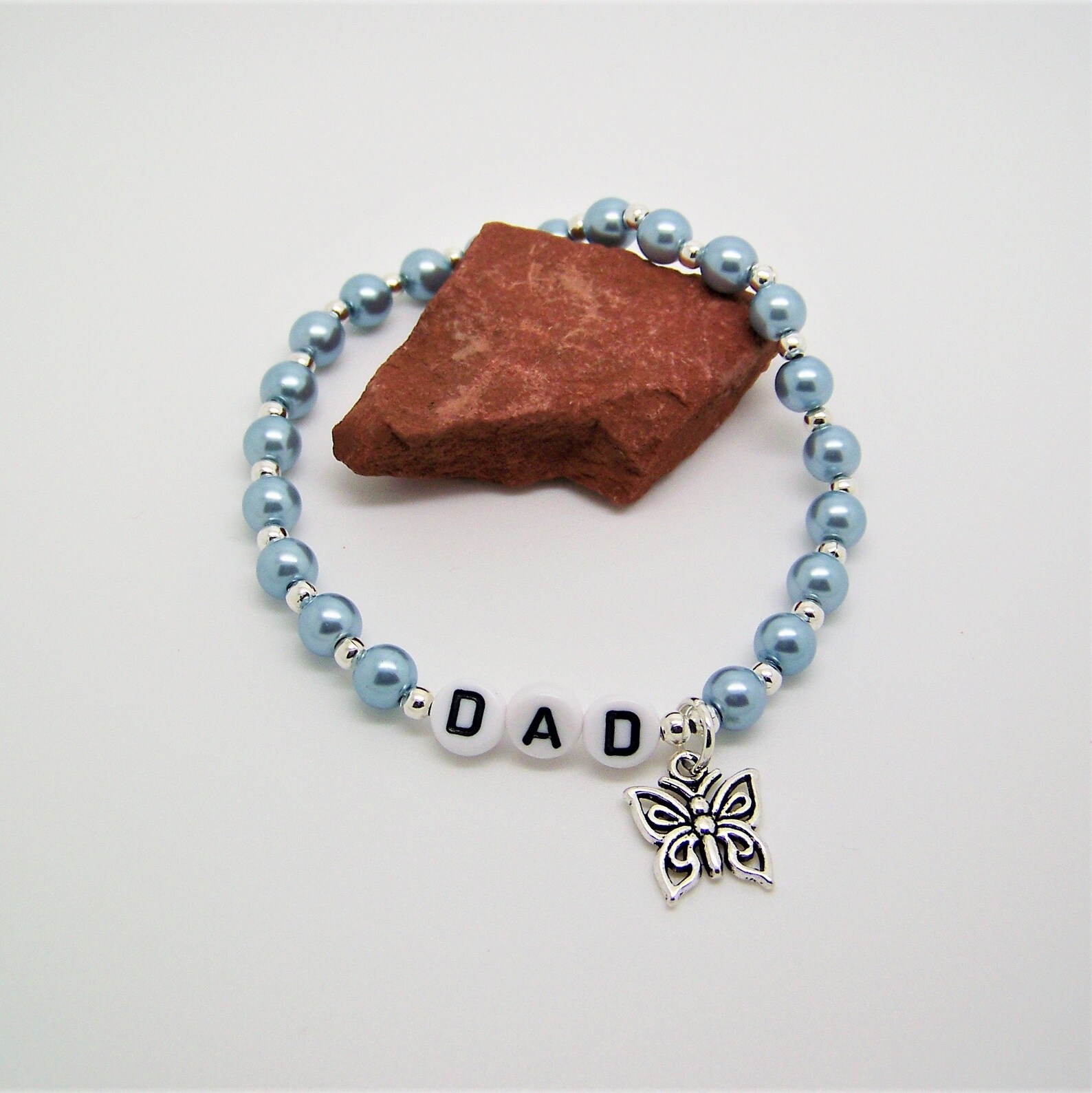 Light Blue Fight Prostate Cancer Awareness Bracelet Butterfly | Etsy